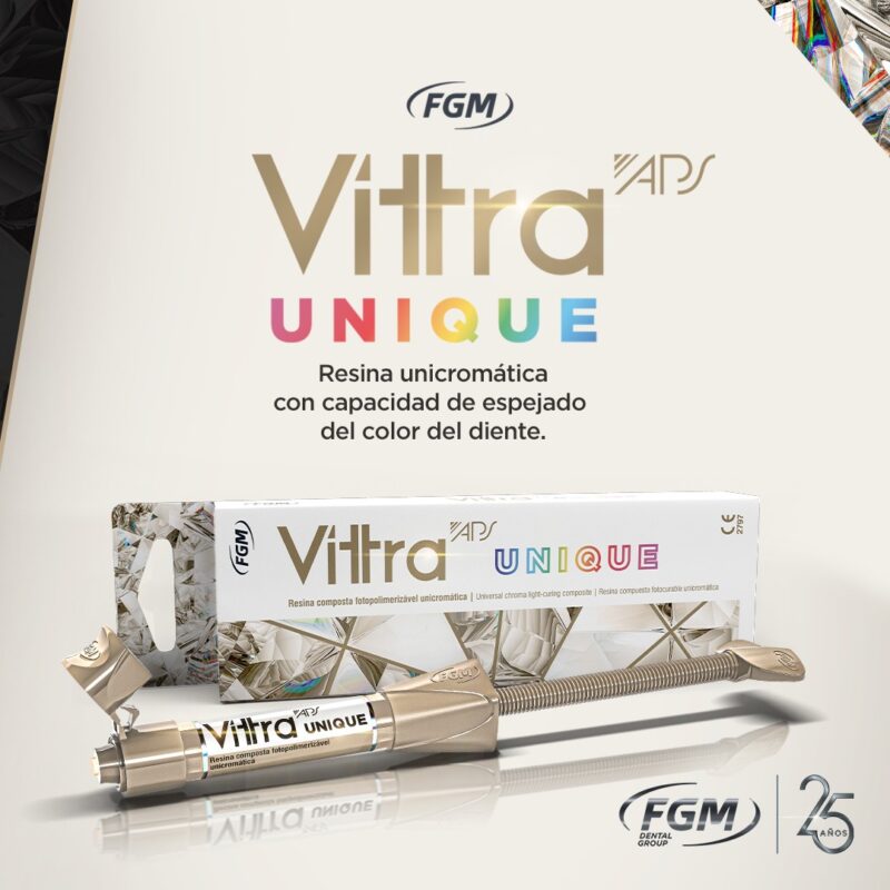 Composite dental Vittra APS Unique: único para todos los colores